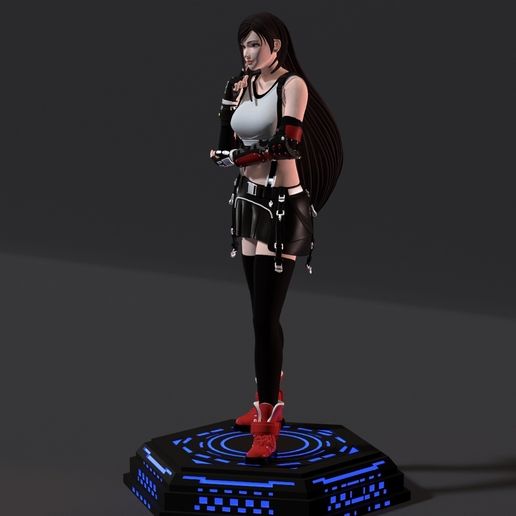 3D file Tifa Lockhart 🗿 ・3D printing template to download・Cults