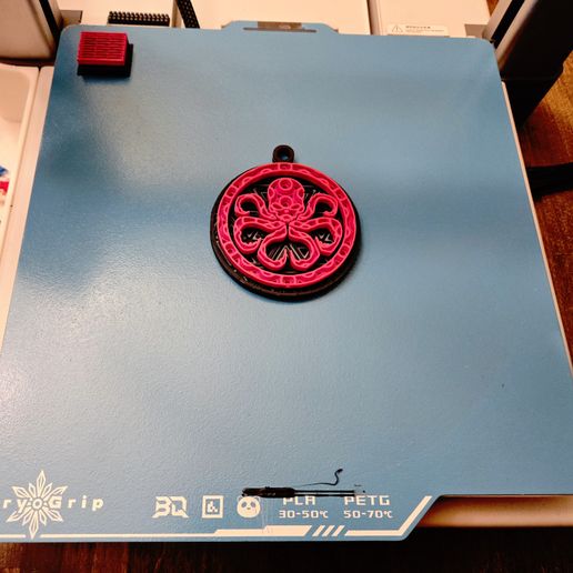 3MF file Marvel Hydra Mosaic Holiday Ornament 🎄 ・Design to download and ...