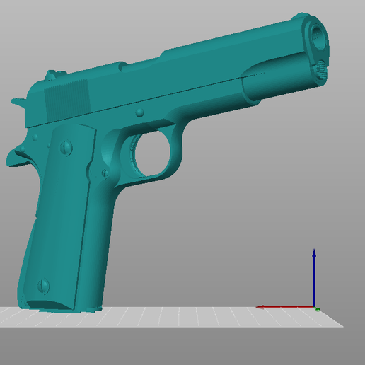 🔫 M1911 Solid Model・ STL File for ・Cults