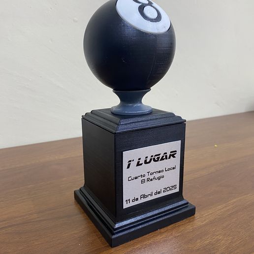🏆 Billiards Tournament Trophy・ 3D File for 3D printing・Cults