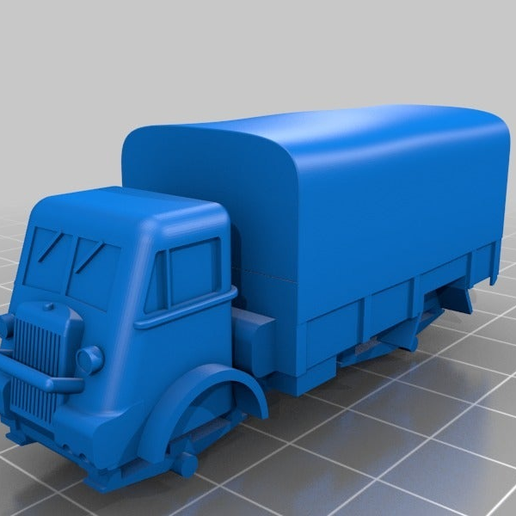 Bedford QL Truck - Cults3D 3D Model | 3Drop