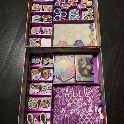 ♟ Remix: Calico Organizer Including Kickstarter Cats・Free STL File for ...