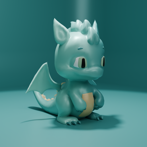 👶 Baby Dragon – Cute 3D Printable Fantasy Creature・Archivo STL Gratis ...