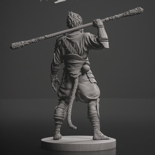 ☀️ Black Myth : Wukong 3d Print・ OBJ File for 3D printing・Cults