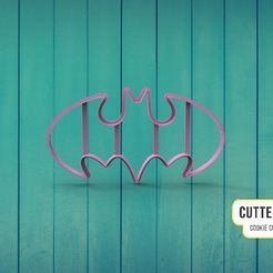 STL file Batman Cookie Cutter M4 Logo 🍪 ・Template to download and 3D ...