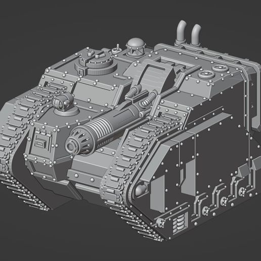 🧨 8mm scale Grim-Dark Plasma Artillery Tank・Free STL File for 3D ...