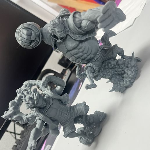 3D print Luffy One Piece 2 Gear 4 model (24cm ↑ + 18cm ↑) • made with ...