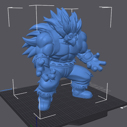 🐉 Super Dragon Ball Heroes Great Golden Ape Cumber・Free STL File for 3D ...