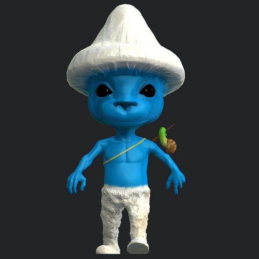 🐱 SmurfCat - Smurf Cat - шайлушай・ STL File for ・Cults