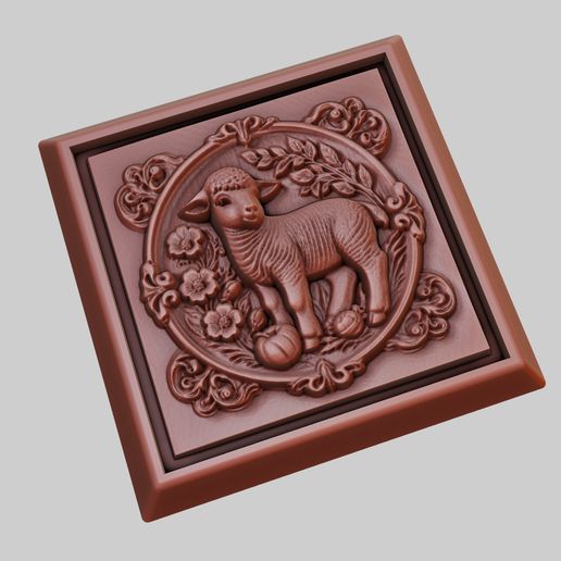 🖨️ Lamb Animal 3D Model for CNC Router Laser & 3D Printer・ 3D File for ...