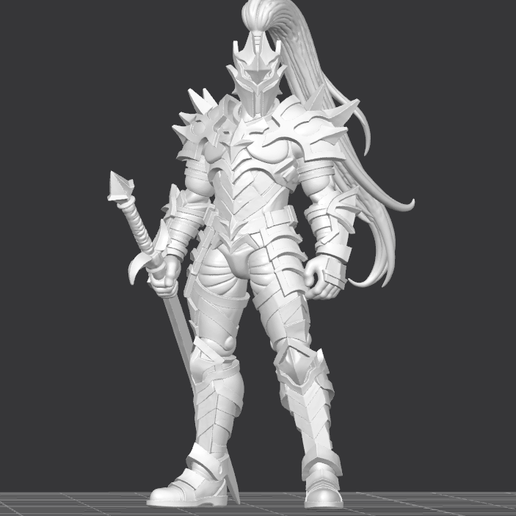 🗡️ SOLO LEVELING ACTION FIGURE RED IGRIS ONE HANDED SWORD・ 3MF File for ...