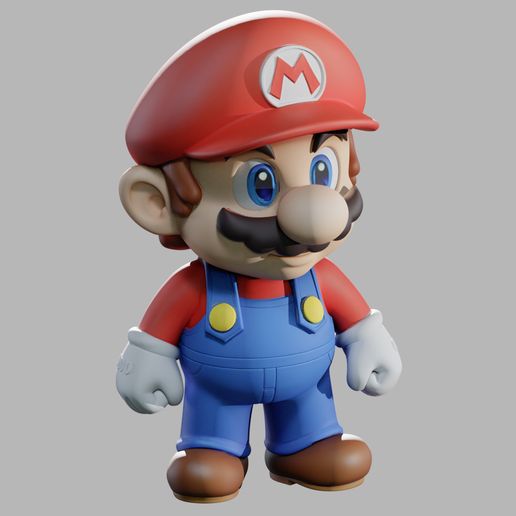 🎨 Super Mario - Stylized "Toy Art" Edition (3D Print Ready)・ STL File ...