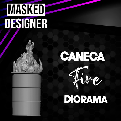 🔥 FIRE BASKET (FIRE) DIORAMA DECORATION・Free STL File for 3D printing・Cults