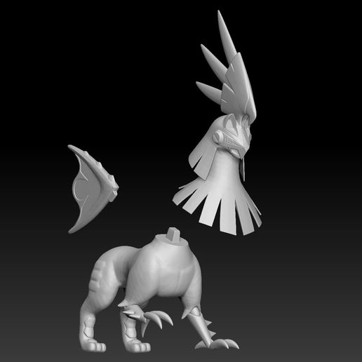STL file Pokemon Silvally 🐉 ・3D printing idea to download・Cults