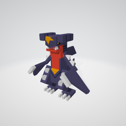 Archivo STL 445 Garchomp Pokemon Quest - 3d printable 🐉 ・Plan ...