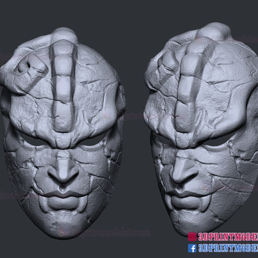 🪖 Stone Mask - Jojo Bizarre Adventure - Jojo Cosplay・ 3D File for 3D ...
