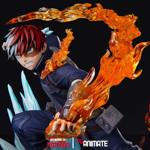 👾 Todoroki (MyHeroAcademia) – STL for 3D Printing・ 3D File for 3D ...