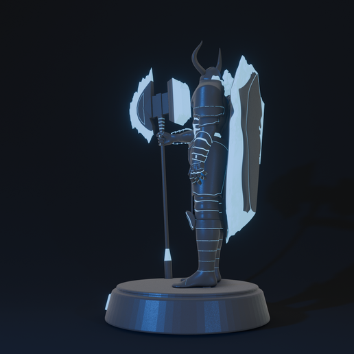 3D file IRON | Solo Leveling Figure 2 💬 ・3D printer model to download・Cults