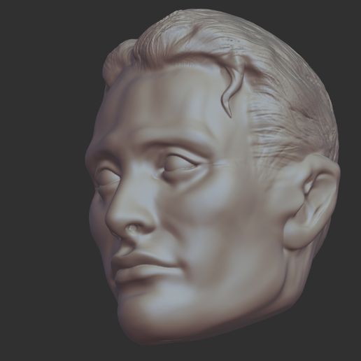 3D file Hannibal / Mads Mikkelsen 3D head / model for printing 🗿 ・3D ...