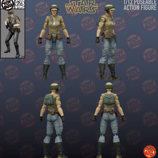 ⭐ Star Wars Rebel Marksman Battlefront II 1/12 action figure・ 3D File ...