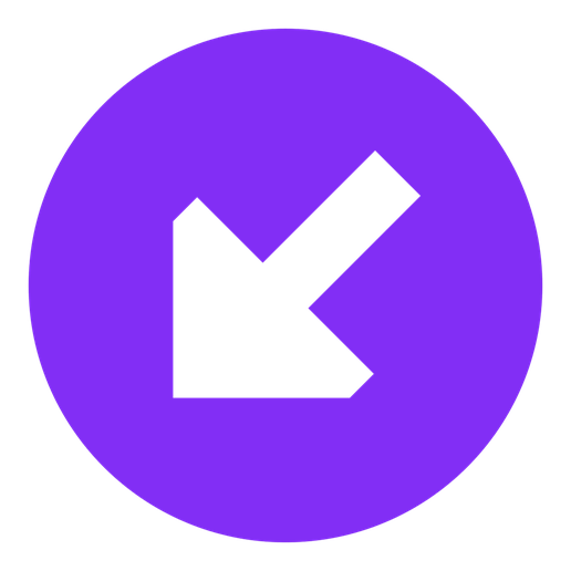 🟣 circle arrow down left STL and SVG・Free STL File for 3D printing and ...