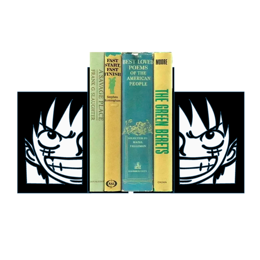 📚 Luffy One Piece Book Holder, Bookend, Game Holder, Game Support ...
