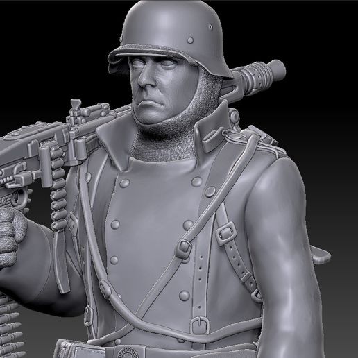 STL file ww2 winter ger Mg42 stand 🫡 ・3D printable design to download・Cults