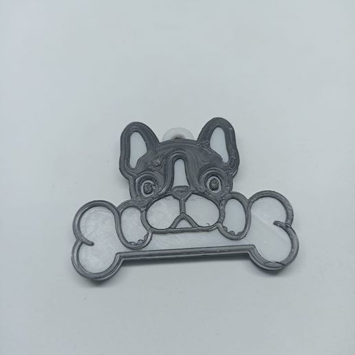 🐕 BULLDOG DOG TAG / DOG TAG・Free STL File for 3D printing・Cults