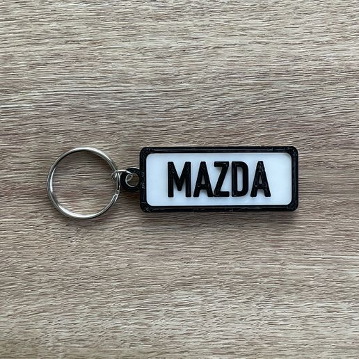 🚗 Mazda numberplate [Bulk Group]・Archivo 3D para Impresión 3D・Cults