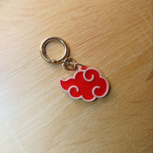 Free STL file AKATSUKI - KEYCHAIN 🗝️ ・3D print design to download・Cults
