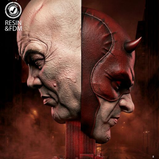 👤 WICKED MARVEL KINGPIN PORTRAIT BUST: TESTED AND READY FOR 3D PRINTING ...