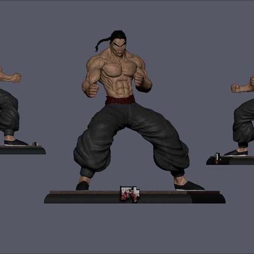 👾 Kaioh Retsu - Baki・ STL File for 3D printing・Cults