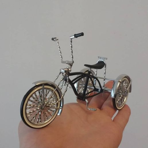 🚲 1/10 lowrider trike tricycle bike bicycle・ STL File for 3D printing・Cults