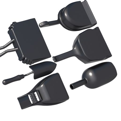 🥼 Lab Sampling Scoops / Steel Close Scoops / Leaf Scoops / Sand Scoop ...