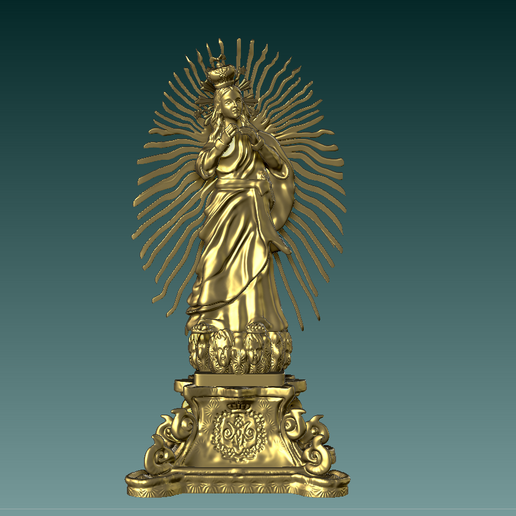 Archivo STL virgen maria bambina malta 🇲🇹 ・Objeto imprimible en 3D para ...