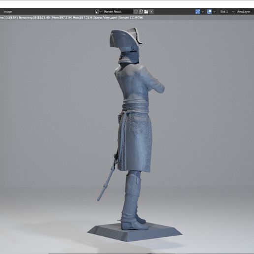 🫡 Napoleon Bonaparte 75mm・ STL File for 3D printing・Cults