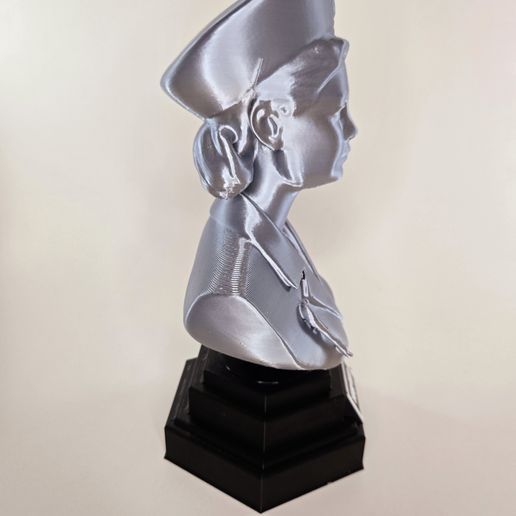 Free STL file Nurse Bust With Custom Text 👤 (3MF)・Model to download and ...