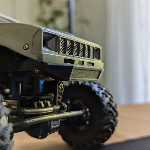 📱 Injora IR60 TRX4M Better Front Bumper・ STL File for 3D printing・Cults