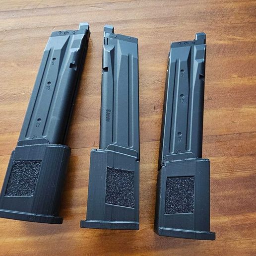 🔫 AIRSOFT Mag Base Extended SIG M17/M18 P320・ STL File for 3D printing ...