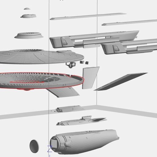 ⭐ Enterprise A KIT・ 3D File for 3D printing・Cults