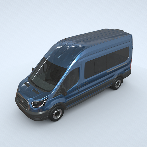 Ford Transit Minibus 🚐🌐 ・ STL File for 3D printing・Cults