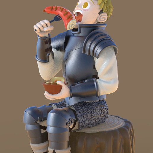 💬 LAIOS TOUDEN FRON DUNGEON MESHI (PARTS AND COMPLETE)・ STL File for 3D printing・Cults