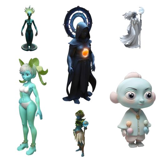 3D file Mystical Beings Character Set 🐉 ・3D printer model to download・Cults