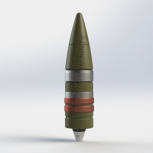 🇷🇺 WW2 Russian 57mm BR-271 AP Projectile・ 3D File for 3D printing・Cults