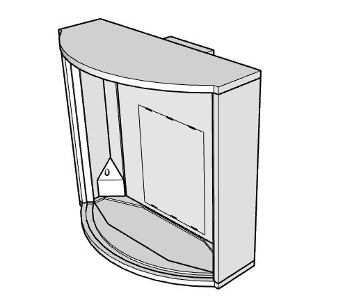 📦 Caja Litofania curva - Curved box of lithofania・Free 3D File for ・Cults