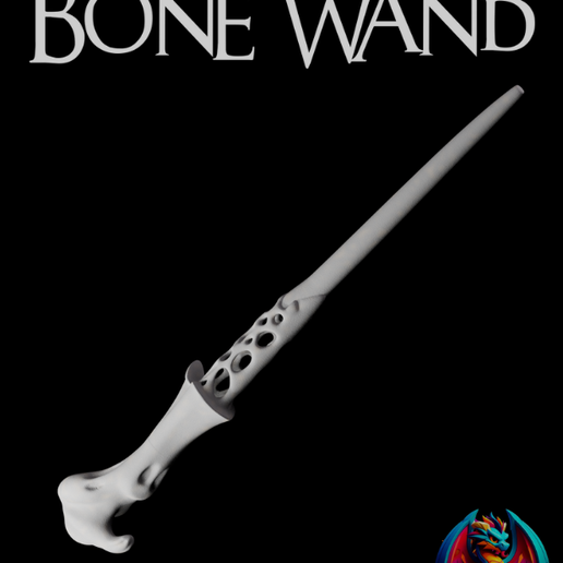 🪄 Magic Bone Wand・ STL File for 3D printing・Cults