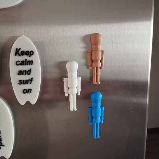 STL file Nutcracker Soldier Fridge Magnet 🫡 (STEP)・3D printer design to ...
