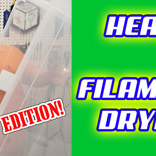 🖨️ Heated 3D Printer Filament Dry Box / Hot Box・Archivo STL Gratis para ...