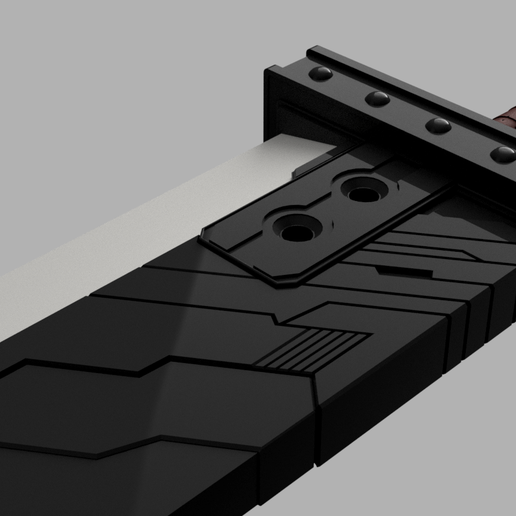 STL file FFVII: Rebirth - Buster Sword - Moogle Cloud Version (Multiple ...