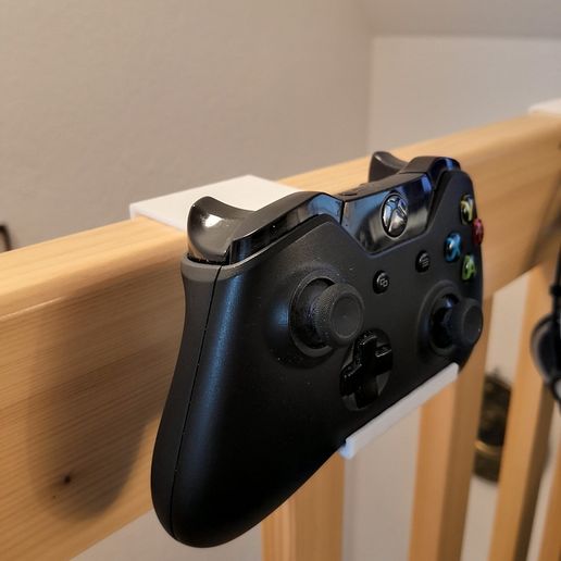 🎮 XBox One Gamepad Railing Holder・Free 3D File for ・Cults